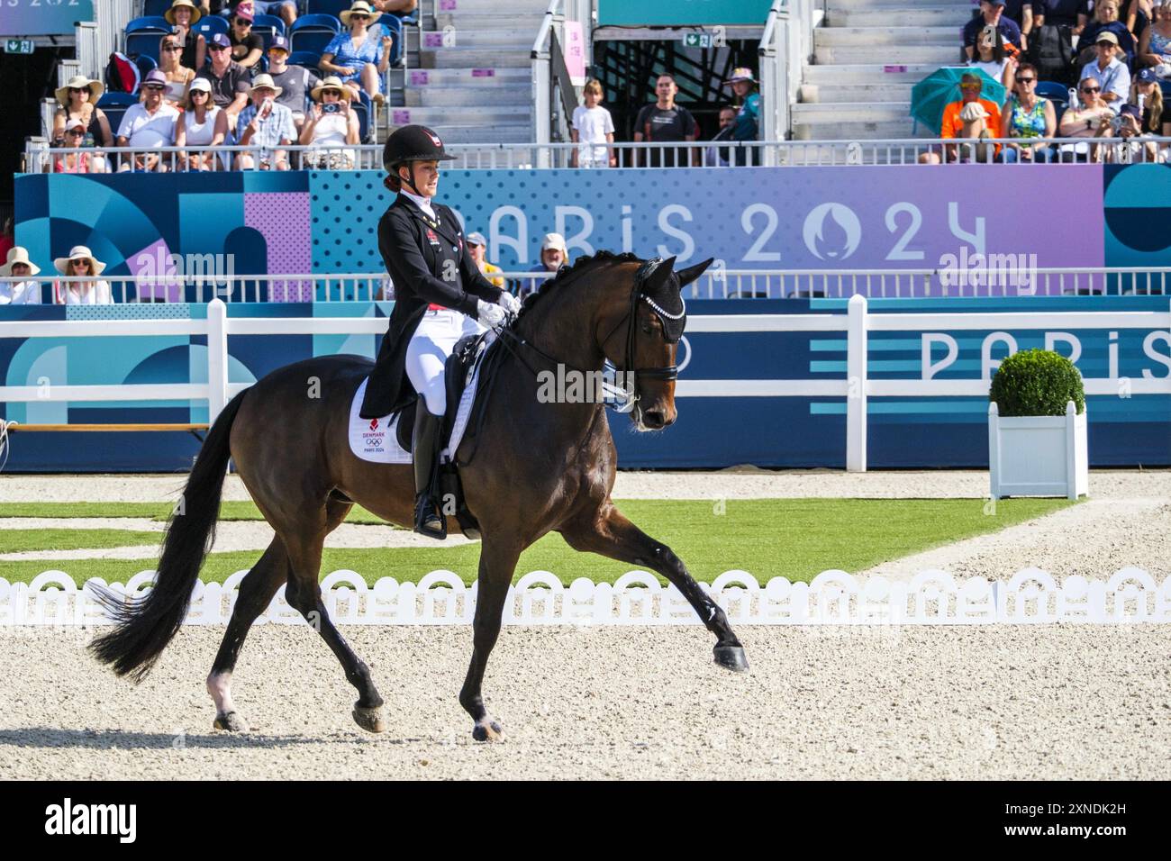 Cathrine LAUDRUP-DUFOUR riding MOUNT ST JOHN FREESTYLE, Equestrian ...