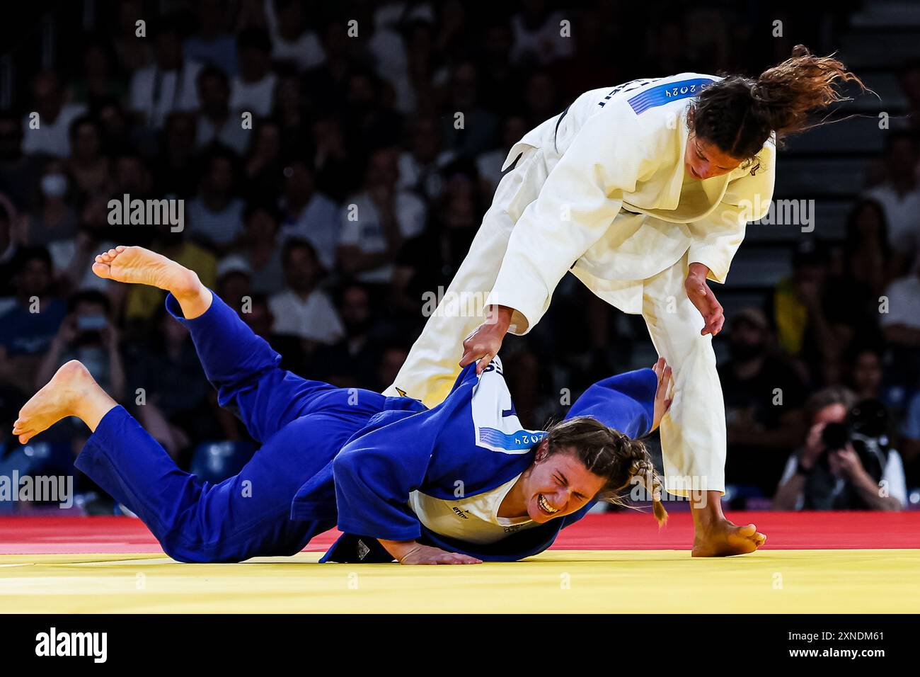 FRA, Olympische Spiele Paris 2024, Judo Damen Halbfinale, 31.07.2024 Miriam Butkereit (GER) vs ...