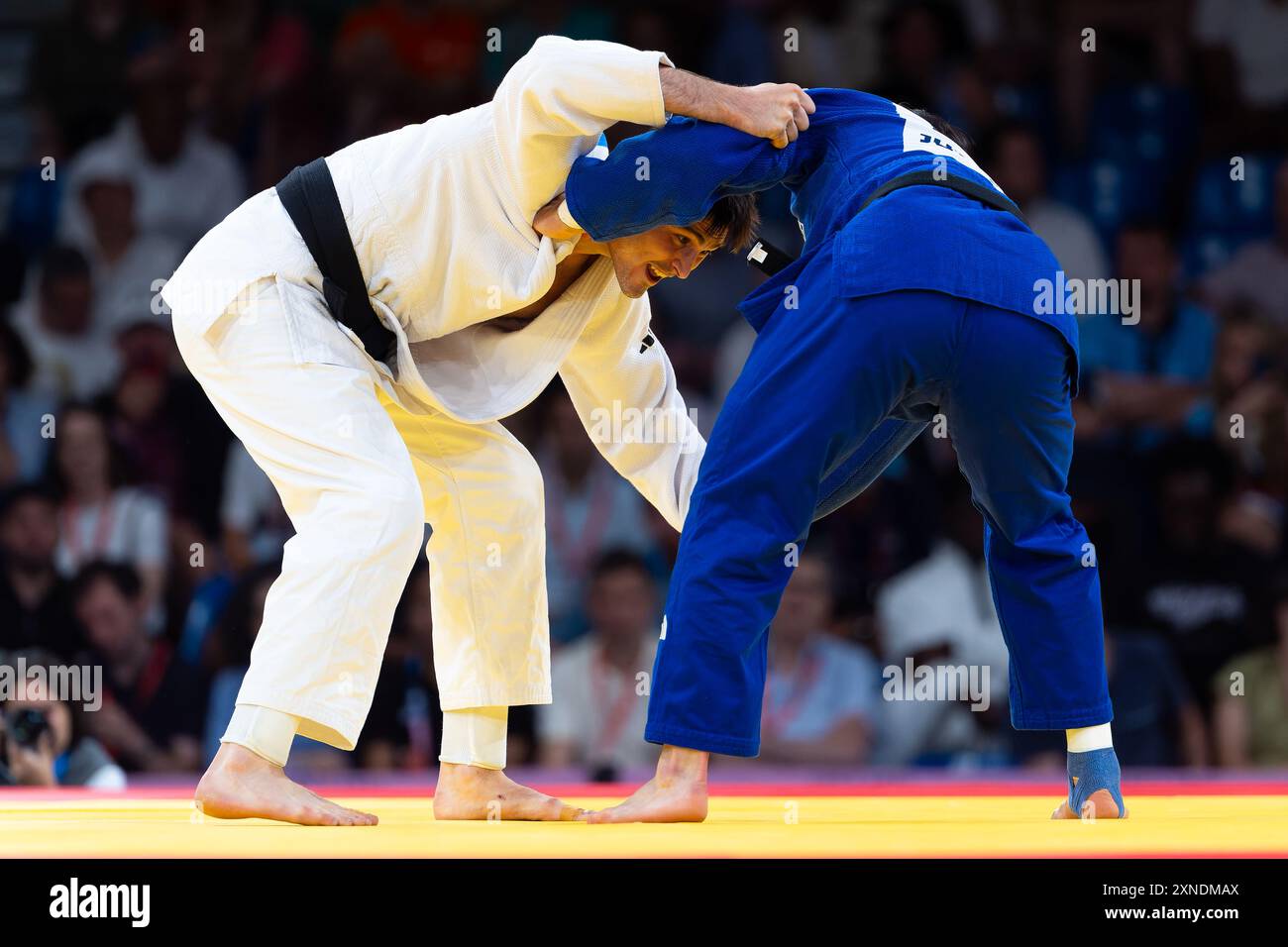 Paris, France. 31st July, 2024. PARIS, FRANCE - JULY 31: John Jayne of USA and Juyeop Han of ...