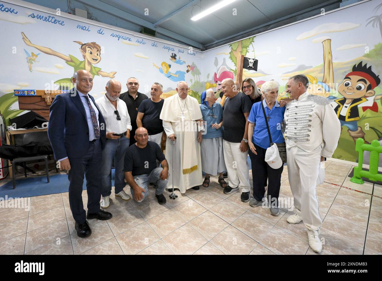 **NO LIBRI** Italy, Rome, 2024/7/31.Pope Francis during a visit to ...
