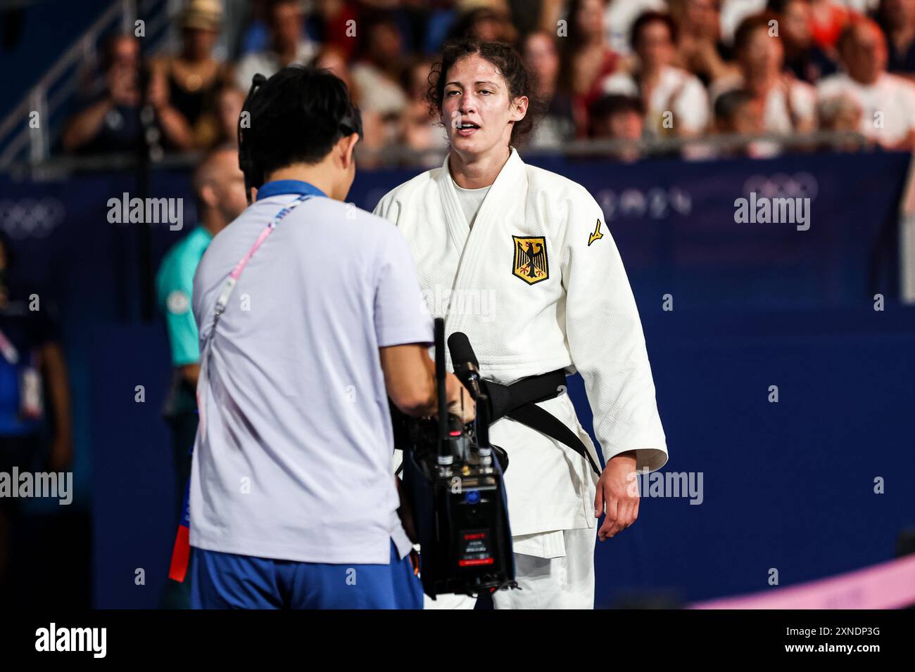 FRA, Olympische Spiele Paris 2024, Judo Damen Halbfinale, 31.07.2024 Miriam Butkereit (GER) vs ...