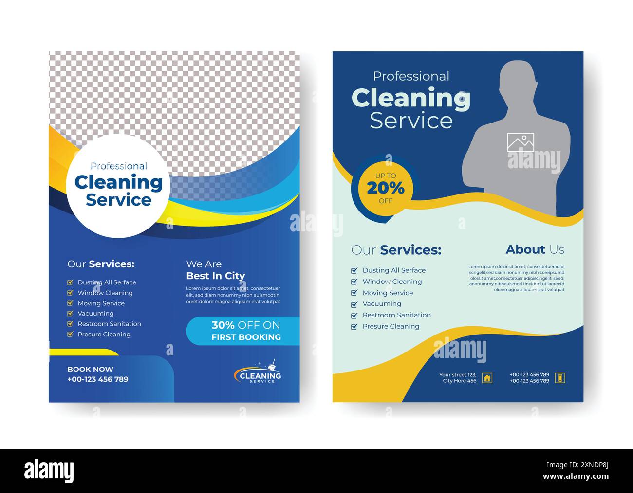 Home Maid service print flyer and Cleaning services poster template ...