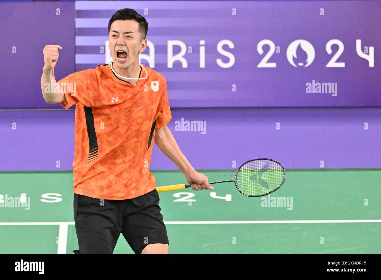 NISHIMOTO Kenta (JPN) Badminton Men's Single at La Chapelle Arena ...