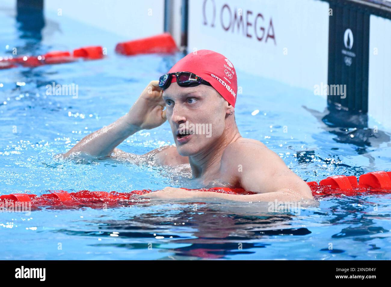 Nanterre, France. 31st July, 2024. Luke Greenbank ( GBR ), Swimming ...