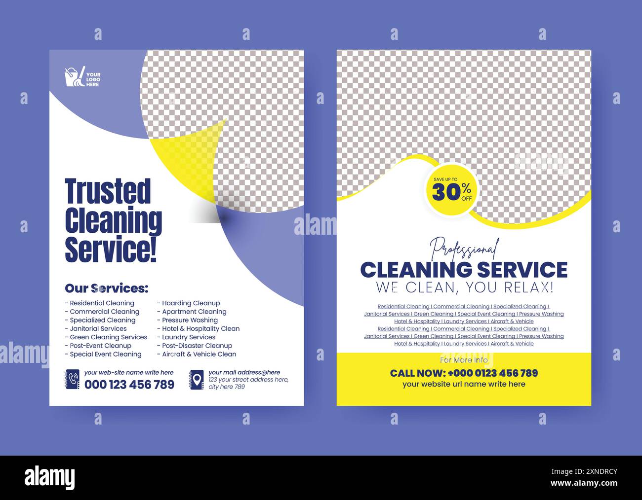 Cleaning Service flyer poster a4 size template, Disinfection cleaning ...