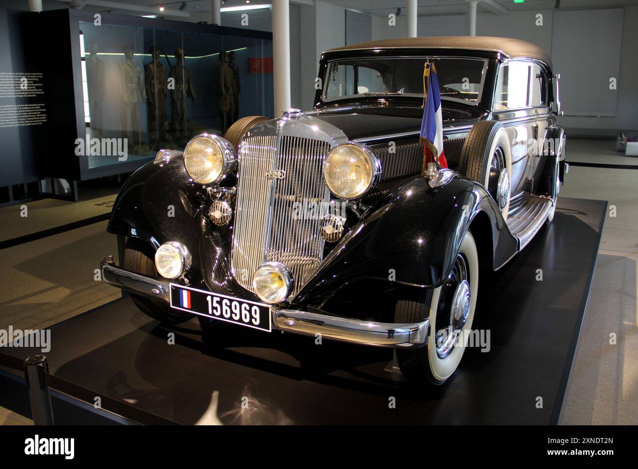Parade vehicle of General Charles de Gaulle, Sedan-Cabriolet type Horch ...