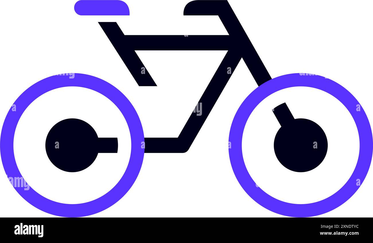 Bike bicycle pictogram icon image Cut Out Stock Images & Pictures - Alamy