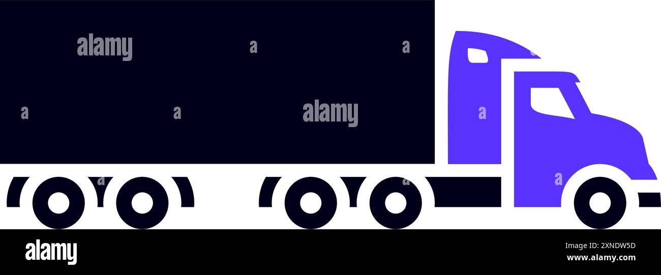 Lorry transport flat icon, vector illustration Stock Vector Image & Art ...