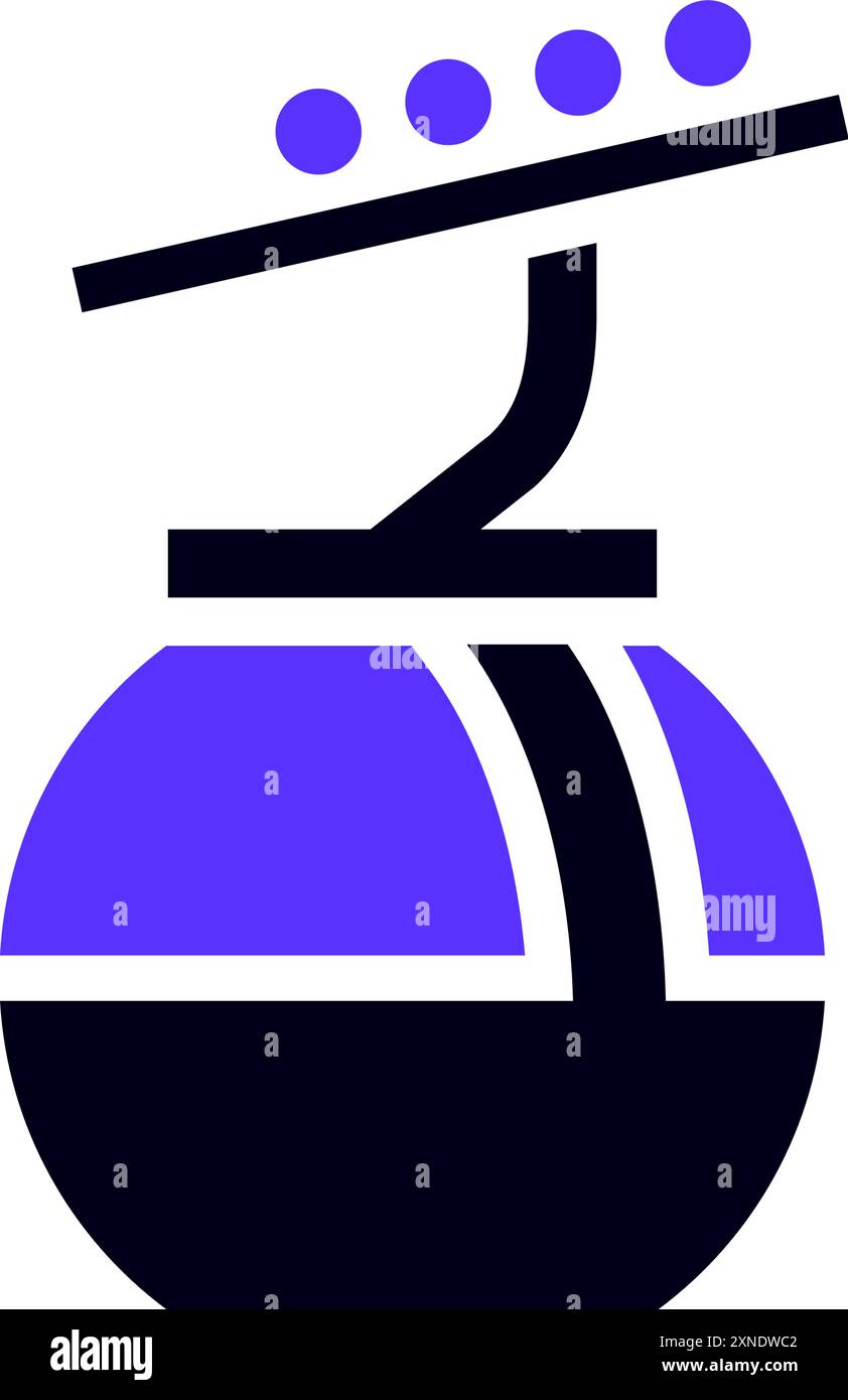 Modern ski lift in Stock Vector Images - Alamy