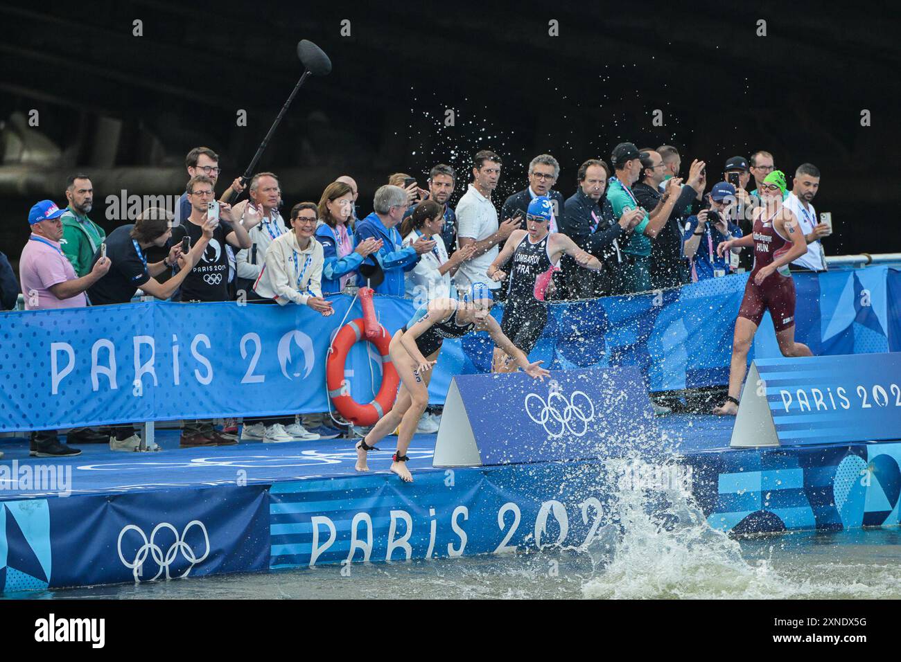 Cassandre Beaugrand of France during the Olympic Triathlon Paris on ...