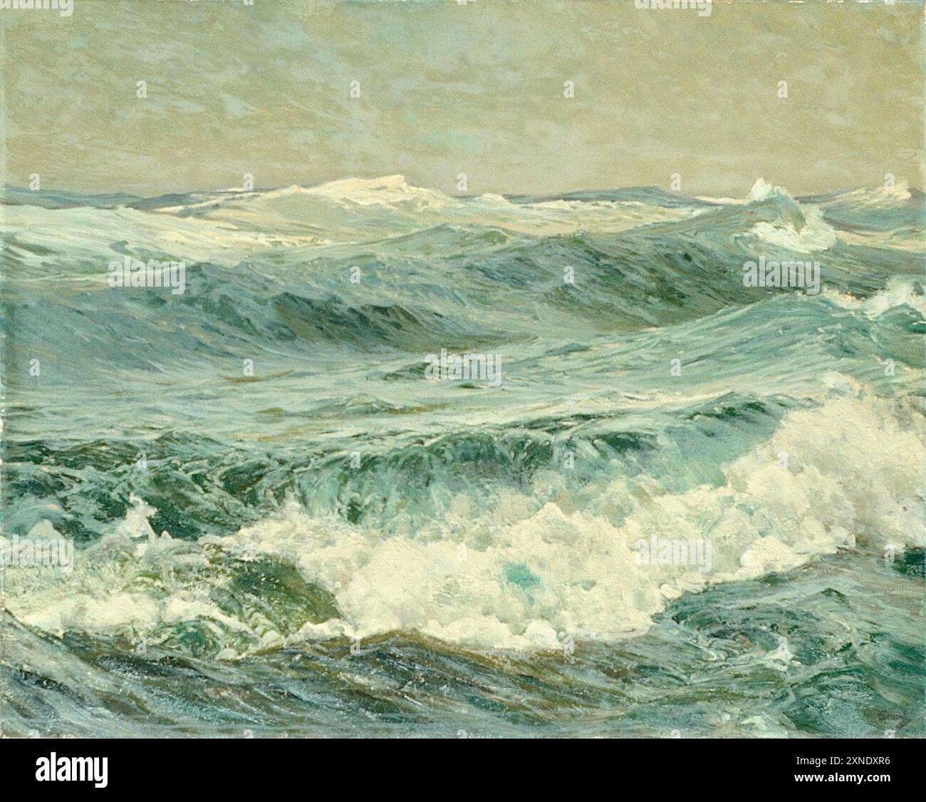 Frederick Judd Waugh - The Roaring Forties - 1908 Stock Photo - Alamy