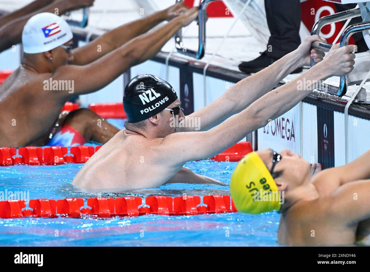 Kane Follows ( NZL ), Swimming, Men's 200m Backstroke - Heats during ...