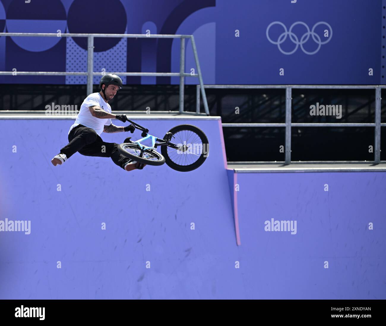 31st July 2024; Paris Olympic Games, the BMX Stadium in Saint-Quentin ...