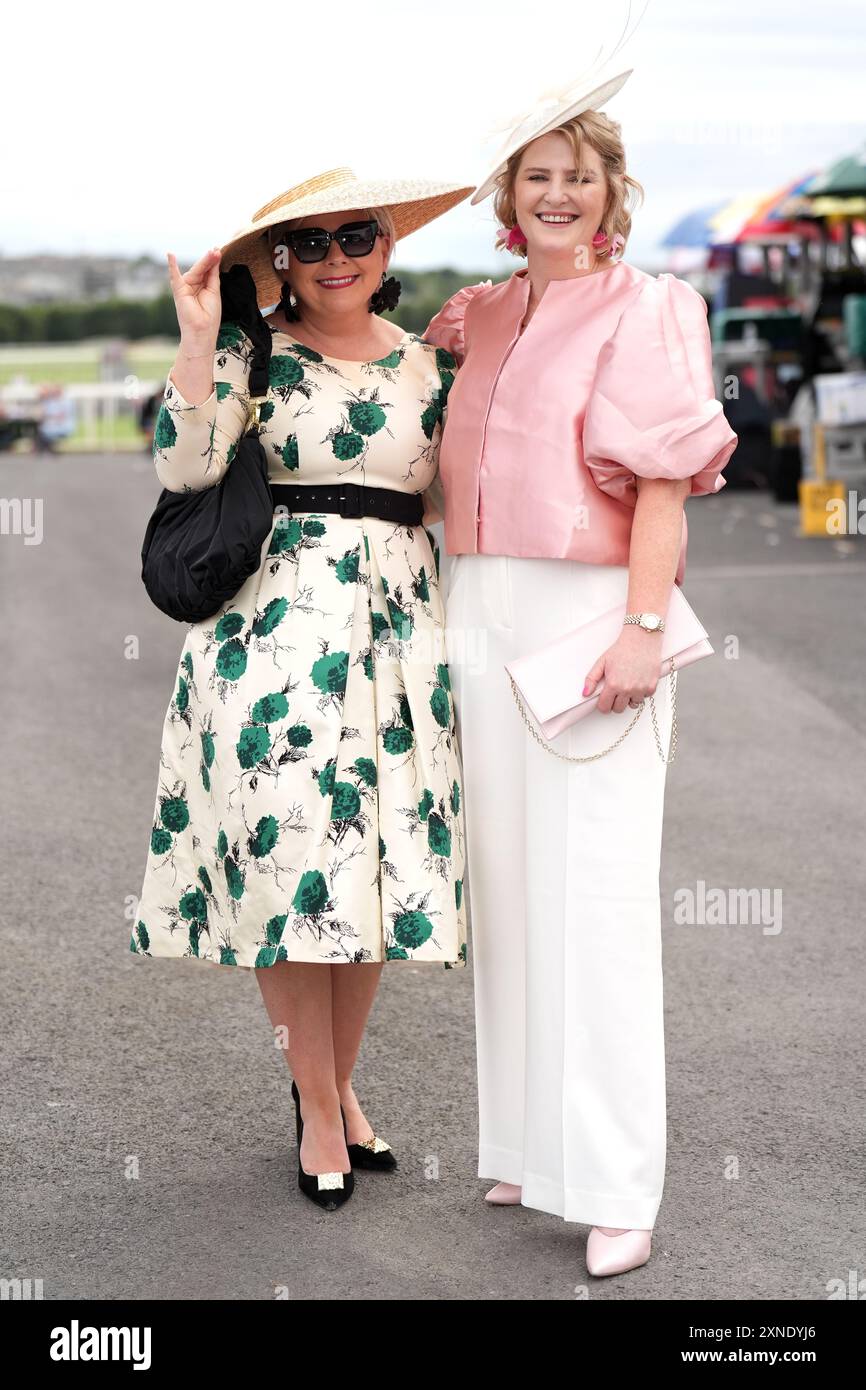 Racegoers June Burke and Pamala Burke during The Galway Races Summer ...