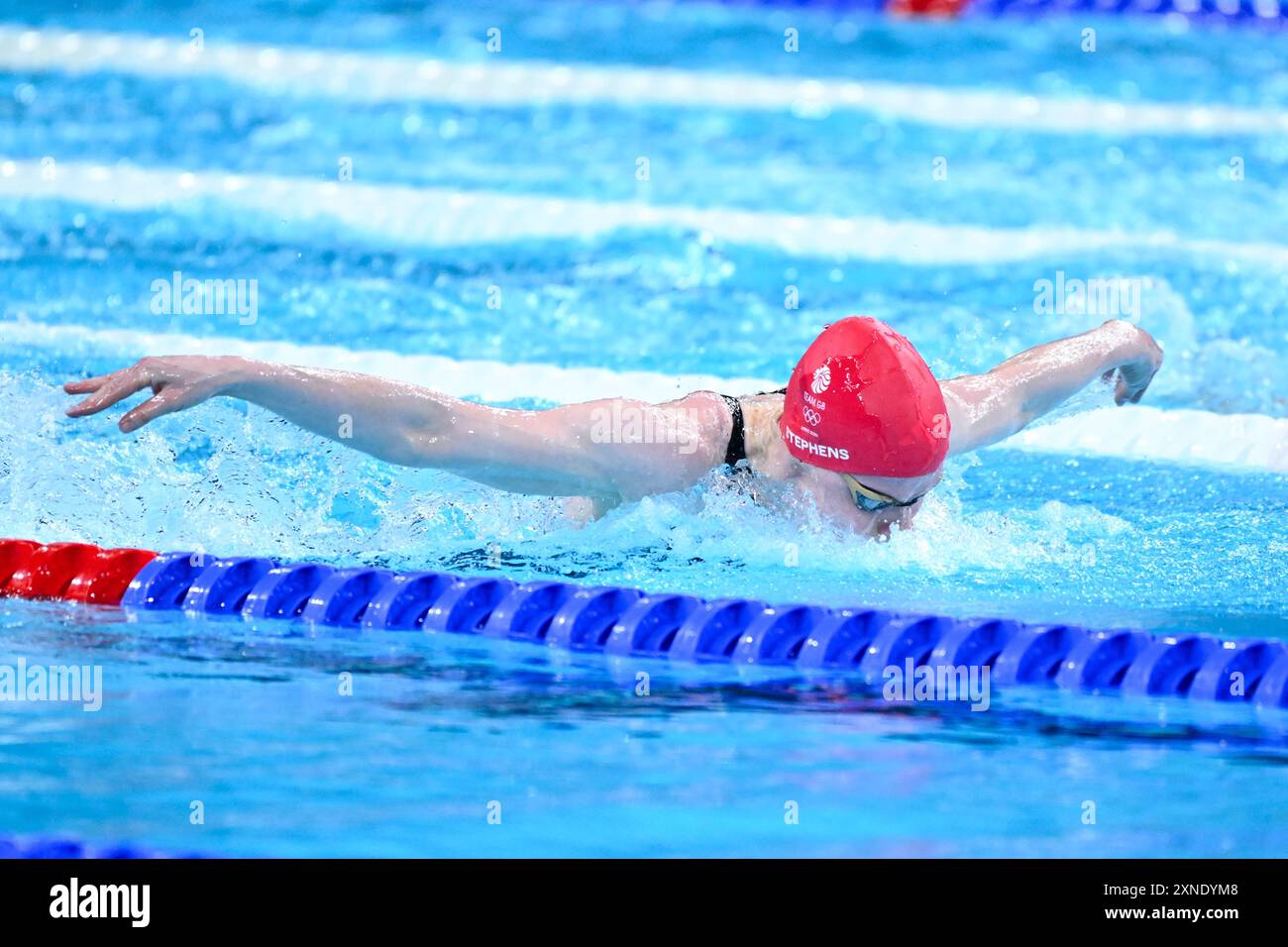 Laura Stephens ( GBR ), Swimming, Women's 200m Butterfly - Heats during ...