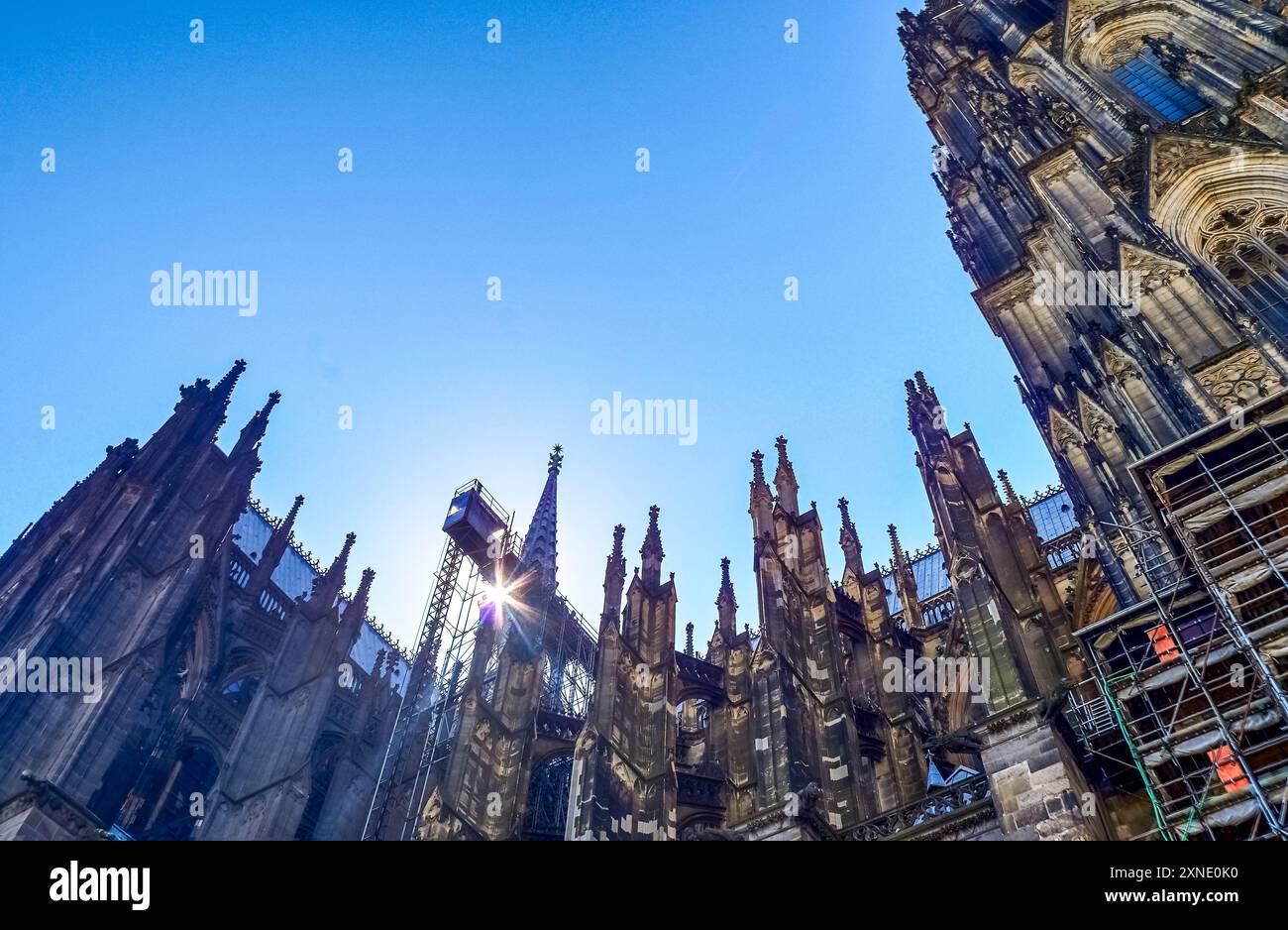 Cologne, Germany - 30 July 2024: Exterior view of the famous Cologne ...