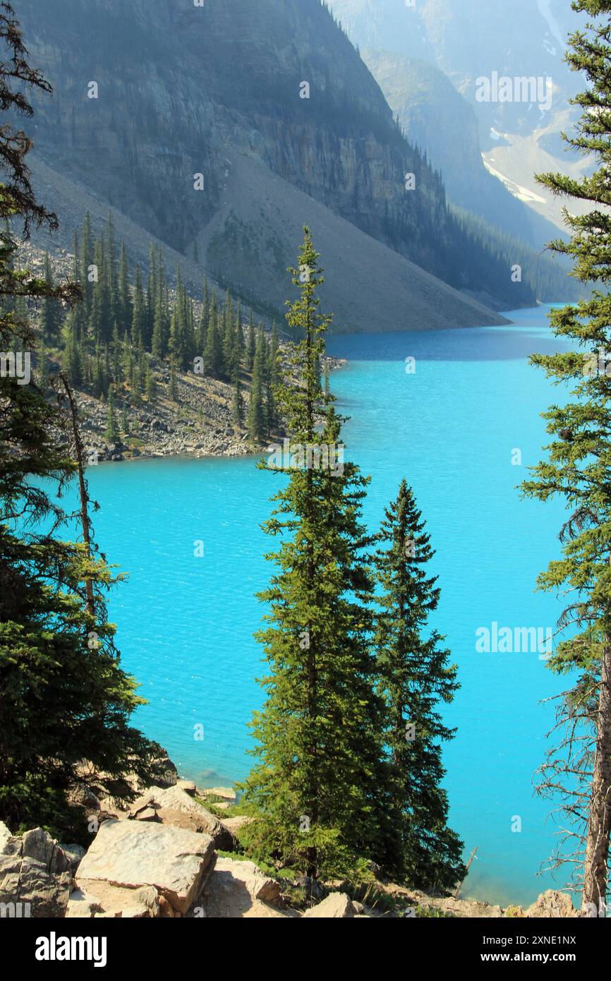 Lake Moraine Banff National Park Canada Stock Photo - Alamy