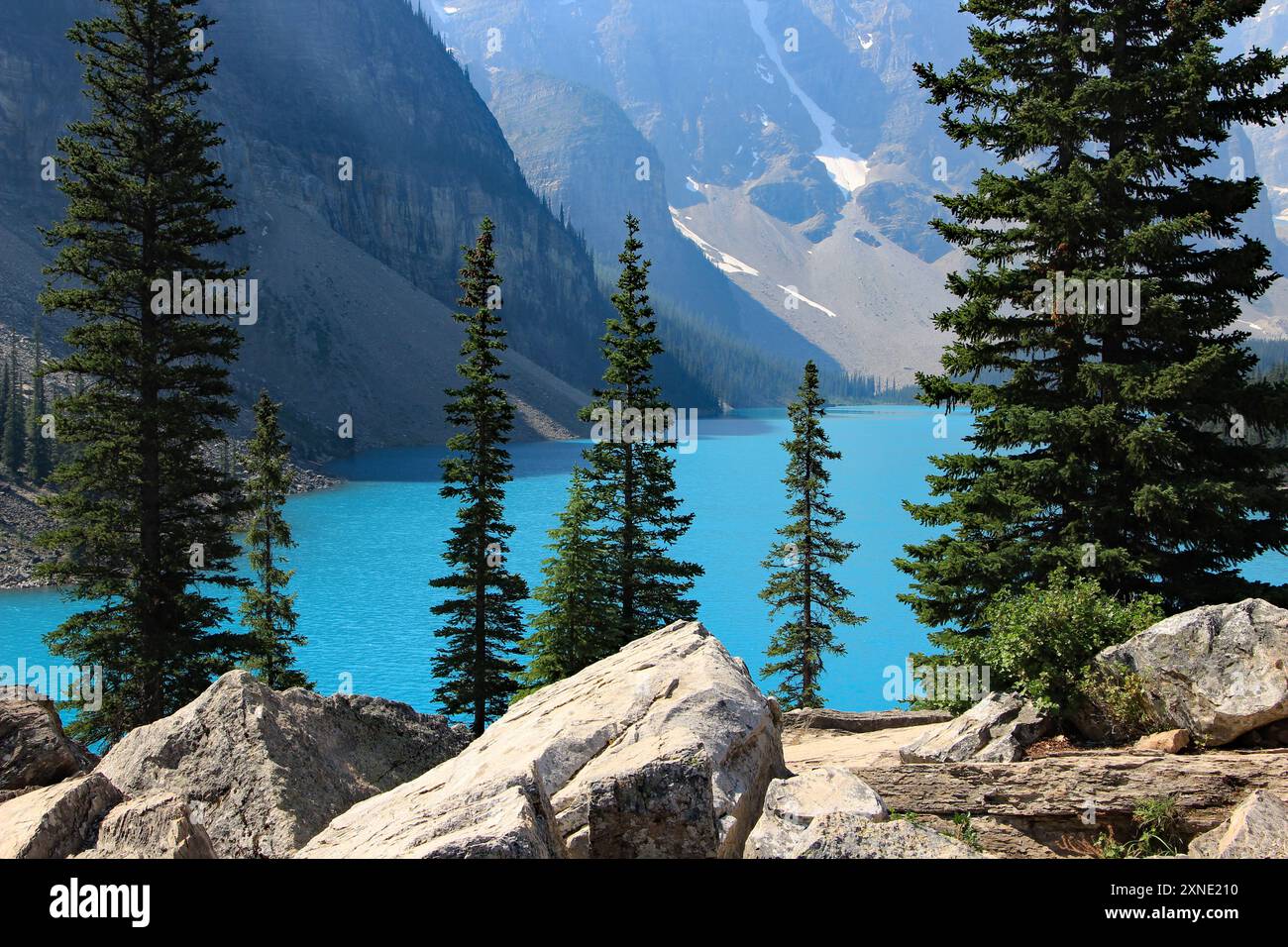 Lake Moraine Banff National Park Canada Stock Photo - Alamy
