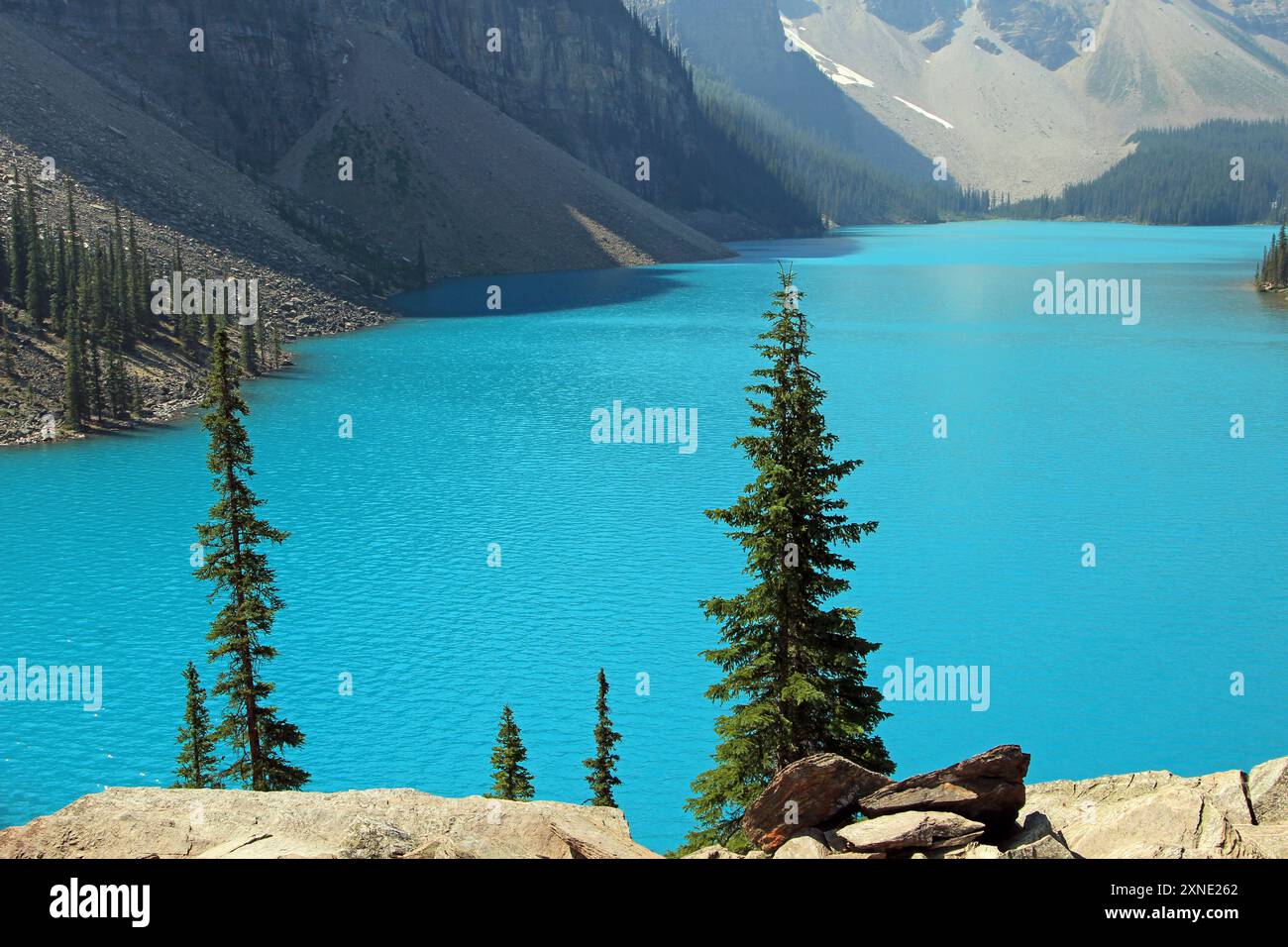 Lake Moraine Banff National Park Canada Stock Photo - Alamy