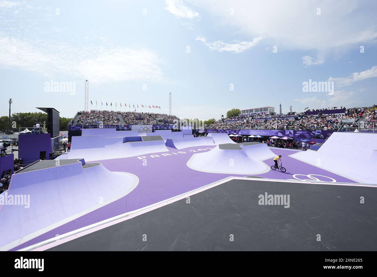 Paris, France. 31st July, 2024. Women's BMX Freestyle during the ...