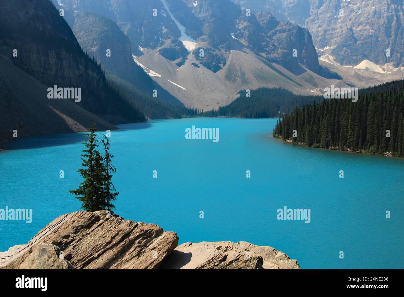 Lake Moraine Banff National Park Canada Stock Photo - Alamy