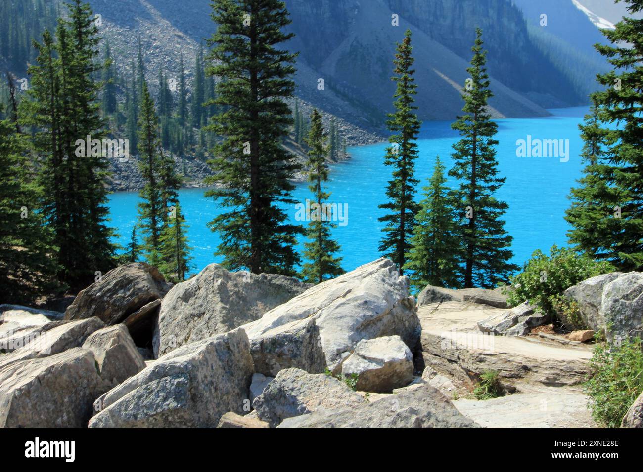 Lake Moraine Banff National Park Canada Stock Photo - Alamy