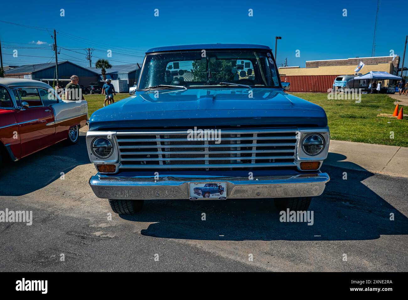 Gulfport, MS - October 01, 2023: High perspective front view of a 1967 ...