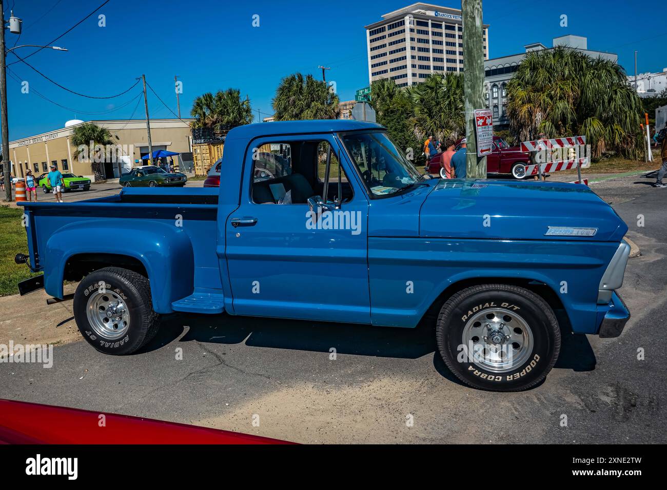Gulfport, MS - October 01, 2023: High perspective side view of a 1967 ...