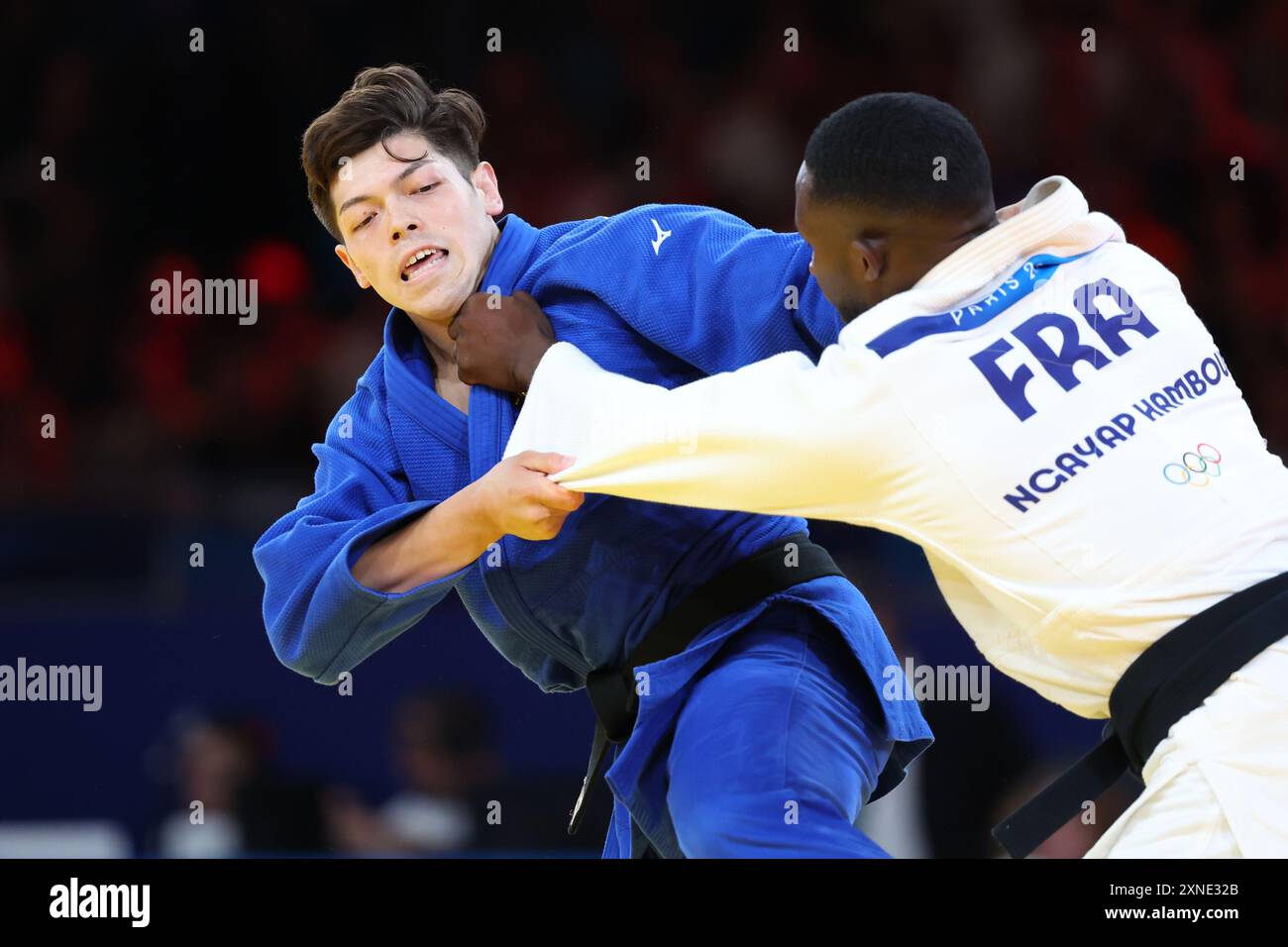 Paris, France. 31st July, 2024. Sanshiro Murao (JPN) Judo : Men's -90kg ...