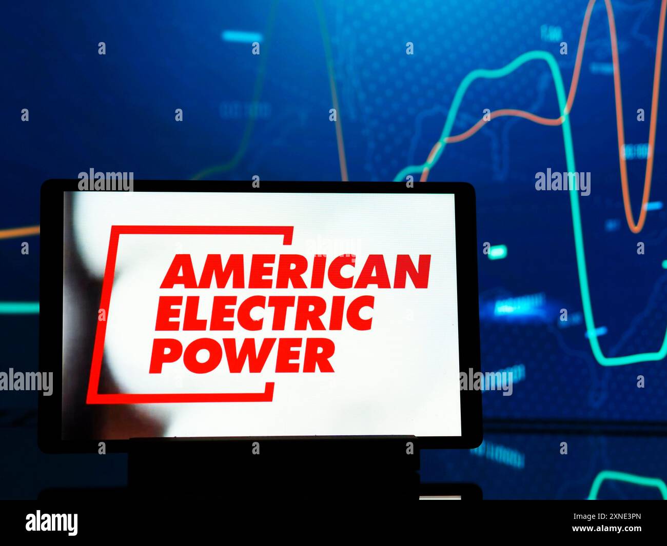 In this photo illustration, an American Electric Power Company, Inc ...