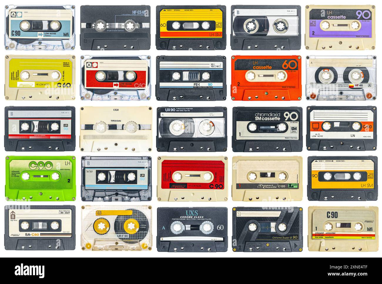Cassette tapes collection hi-res stock photography and images - Alamy