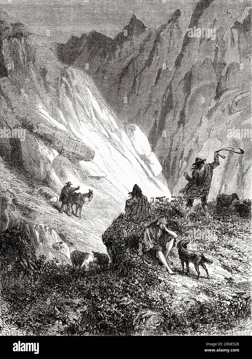 Shepherds of the Sierra Nevada, Peru, South America. Travel across ...