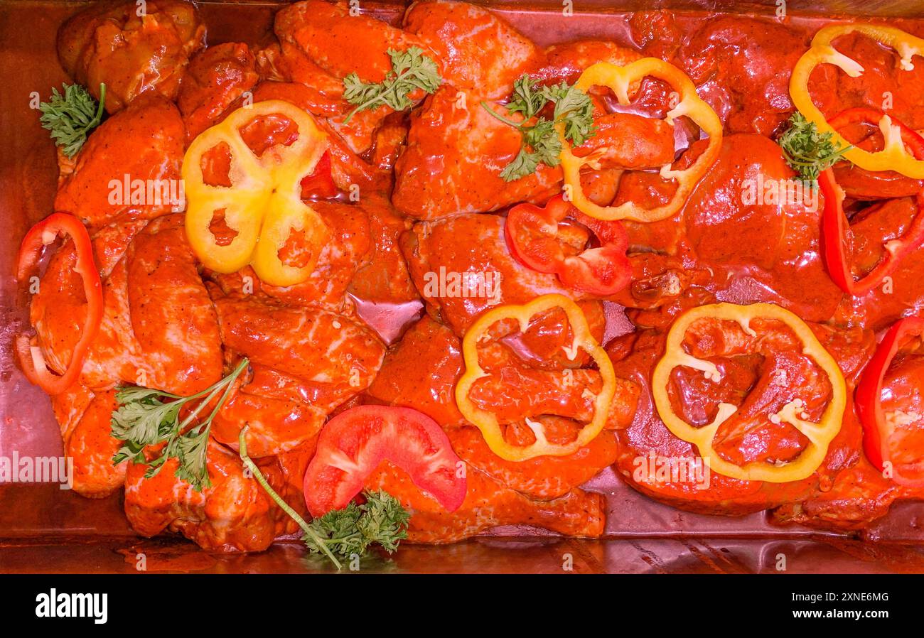 Fresh raw chicken drumsticks rosemary hi-res stock photography and ...