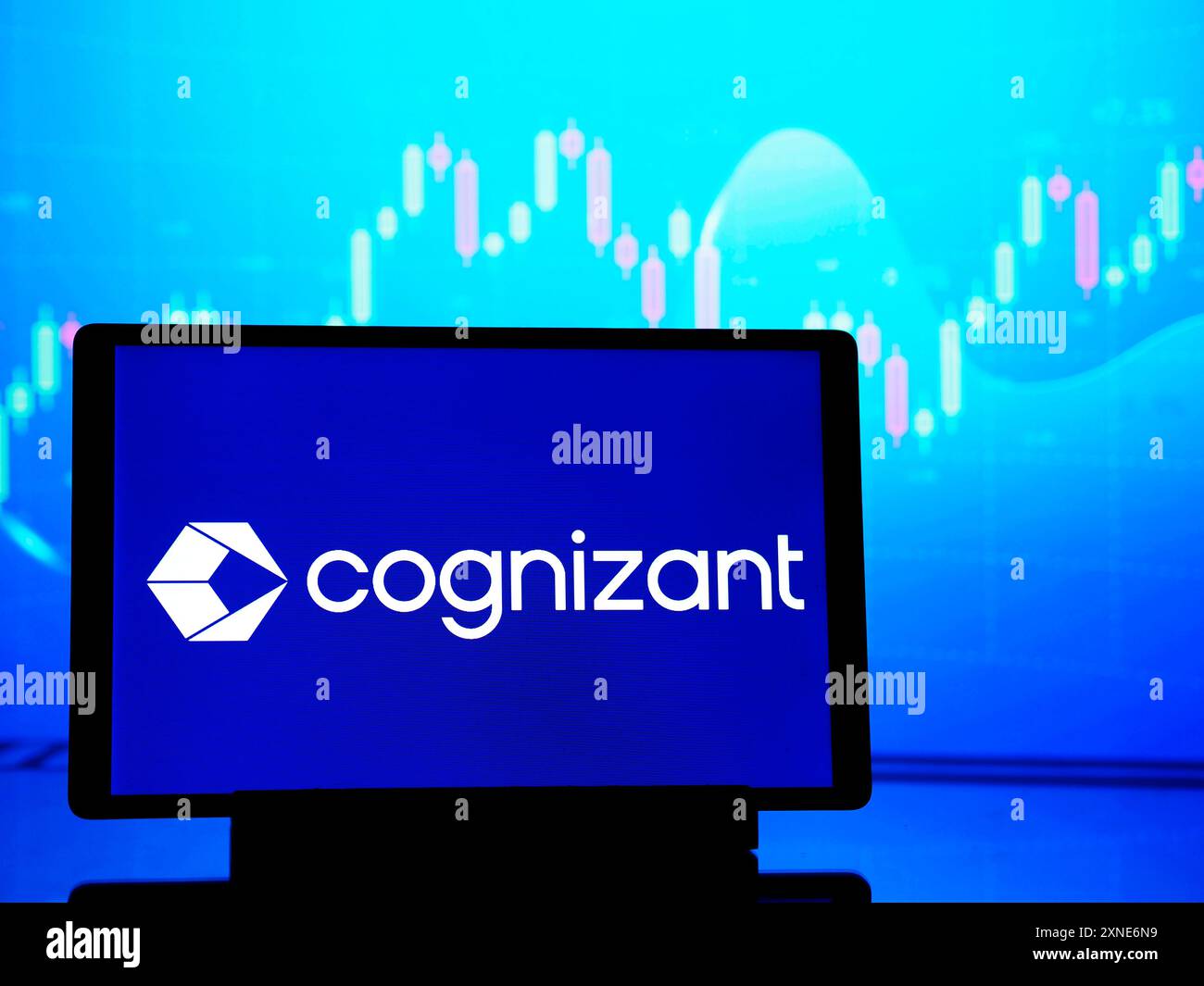 In this photo illustration, a Cognizant Technology Solutions ...