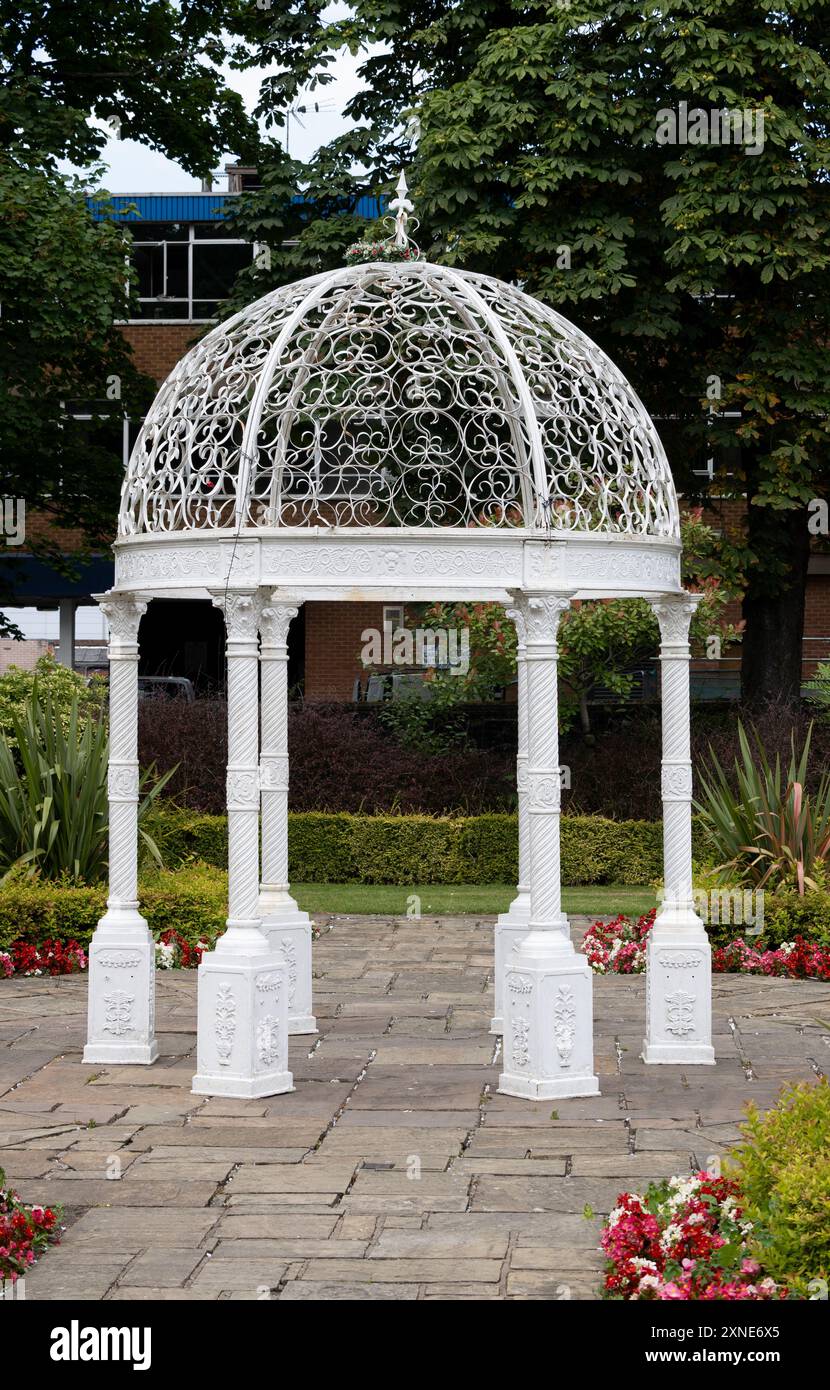 A gazebo in the grounds of Sandwell Register Office, Highfields House ...