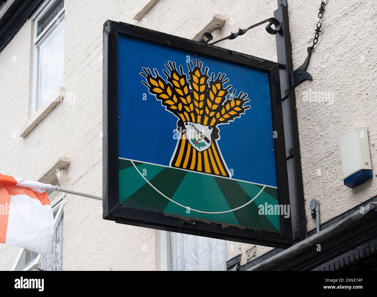 The Wheatsheaf pub sign, West Bromwich, Sandwell, West Midlands ...