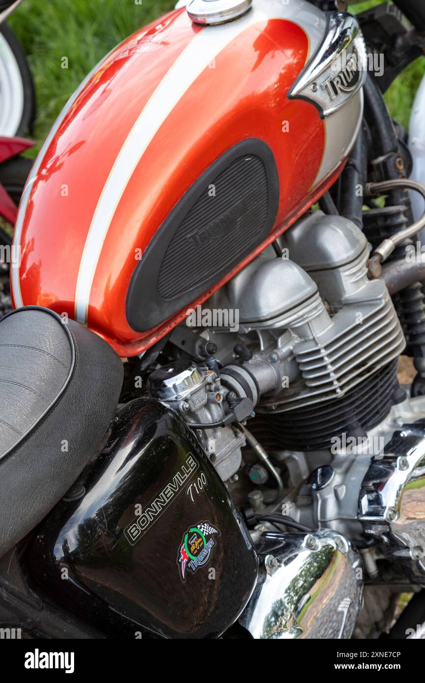 The Silver Fox Cafe Bike Night Stock Photo - Alamy