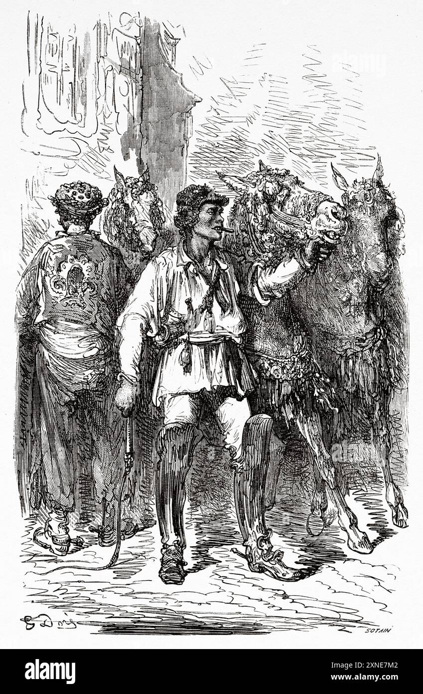 Postilion rider, Comunidad Valenciana. Journey to Spain, 1862 by Jean ...