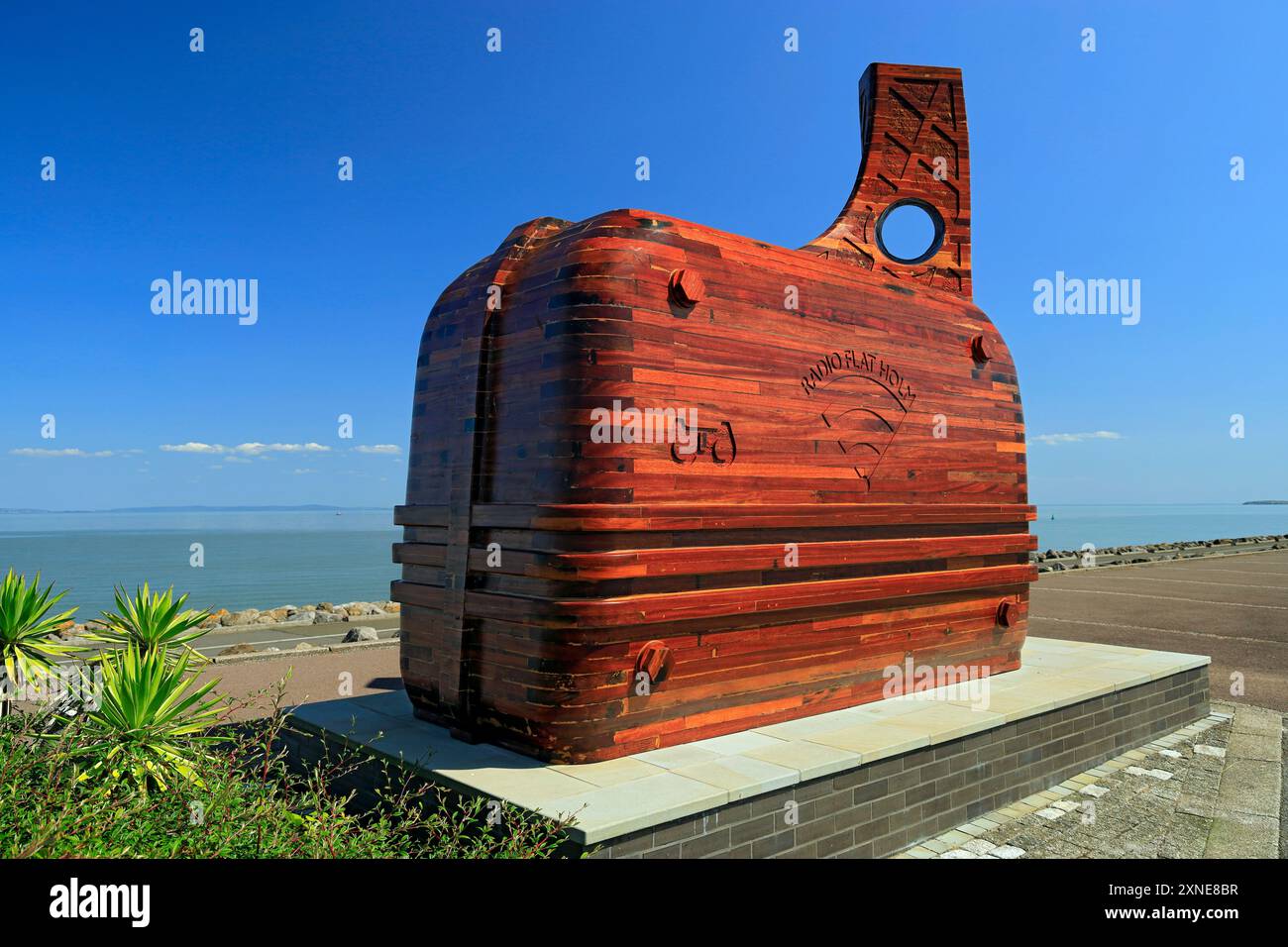 The Radio Flat Holm sculpture, designed by Glenn Davidson. Celebrating ...