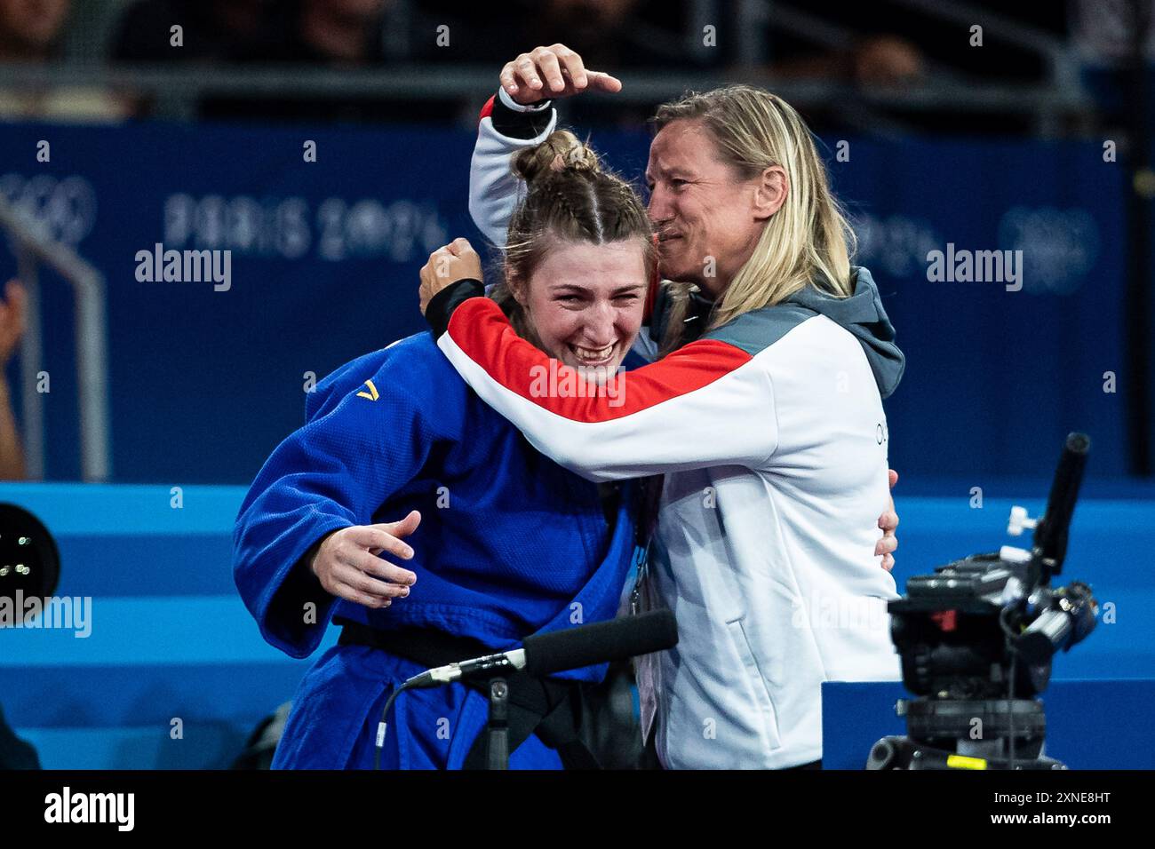 FRA, Olympische Spiele Paris 2024, Judo Damen Kampf um Bronze A, 31.07. ...