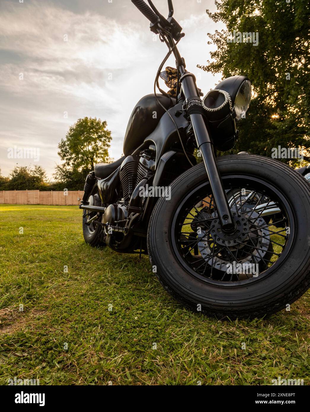 The Silver Fox Cafe Bike Night Stock Photo - Alamy