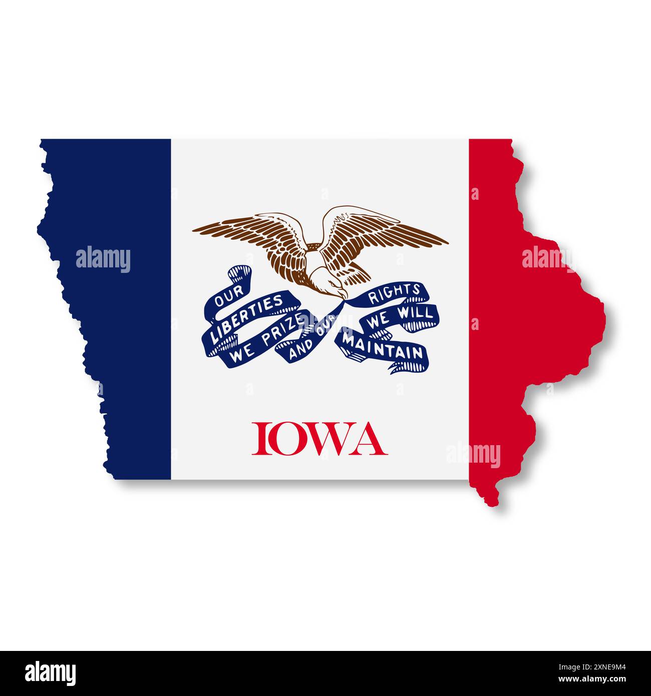 Eagle map of the united states hi-res stock photography and images - Alamy