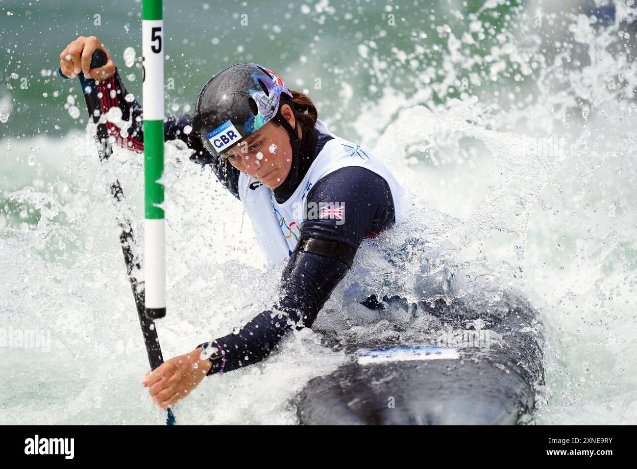 Great Britain's Mallory Franklin during the Women's Canoe Single Final ...