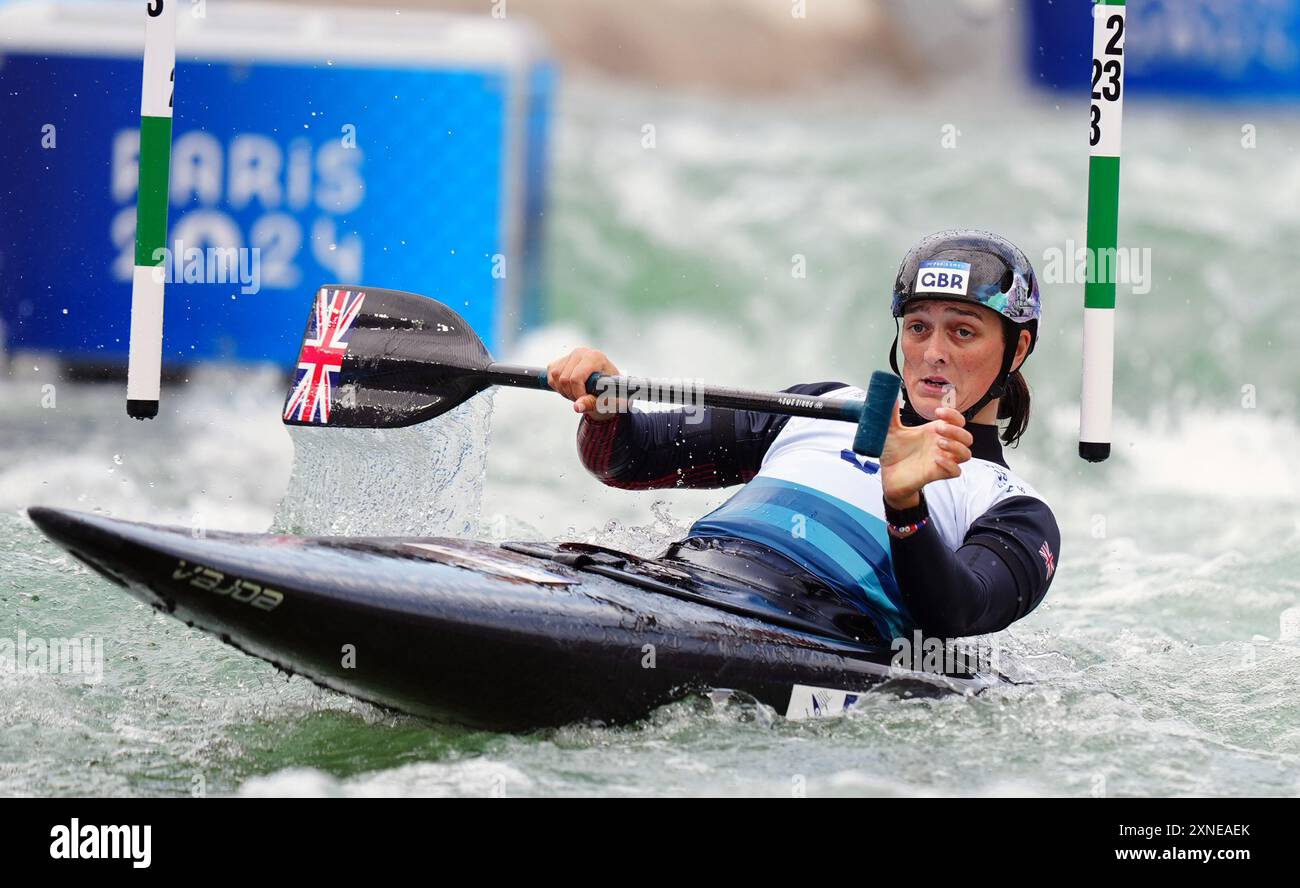 Great Britain's Mallory Franklin during the Women's Canoe Single Final ...