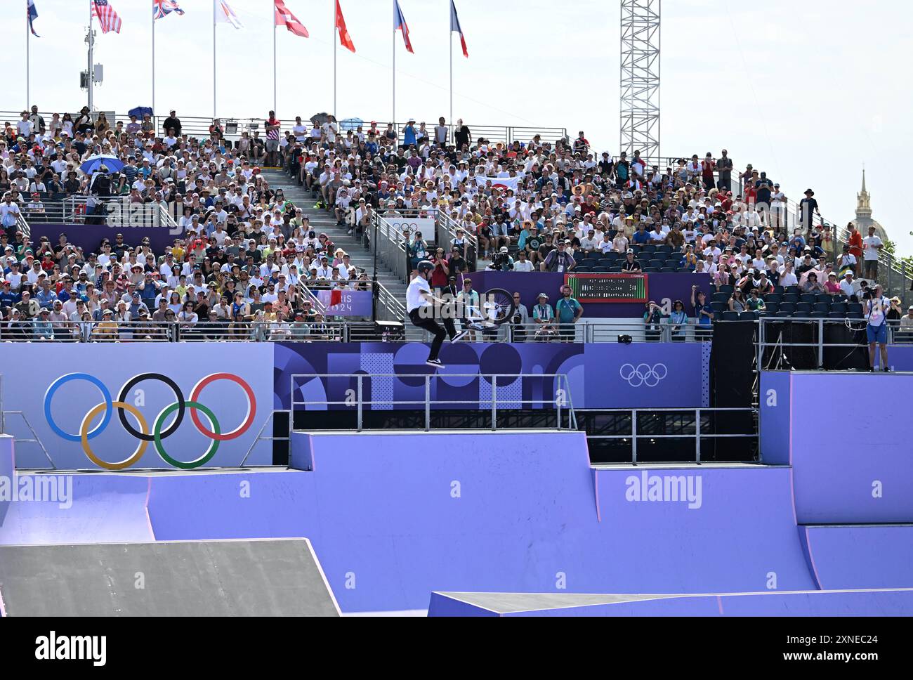 31st July 2024; Paris Olympic Games, the BMX Stadium in Saint-Quentin ...