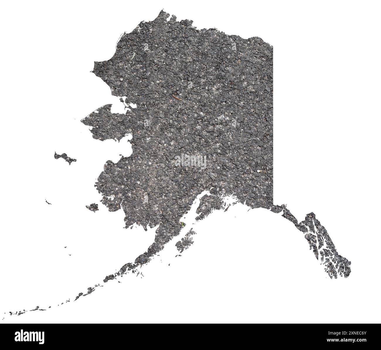 Alaska outline map hi-res stock photography and images - Alamy