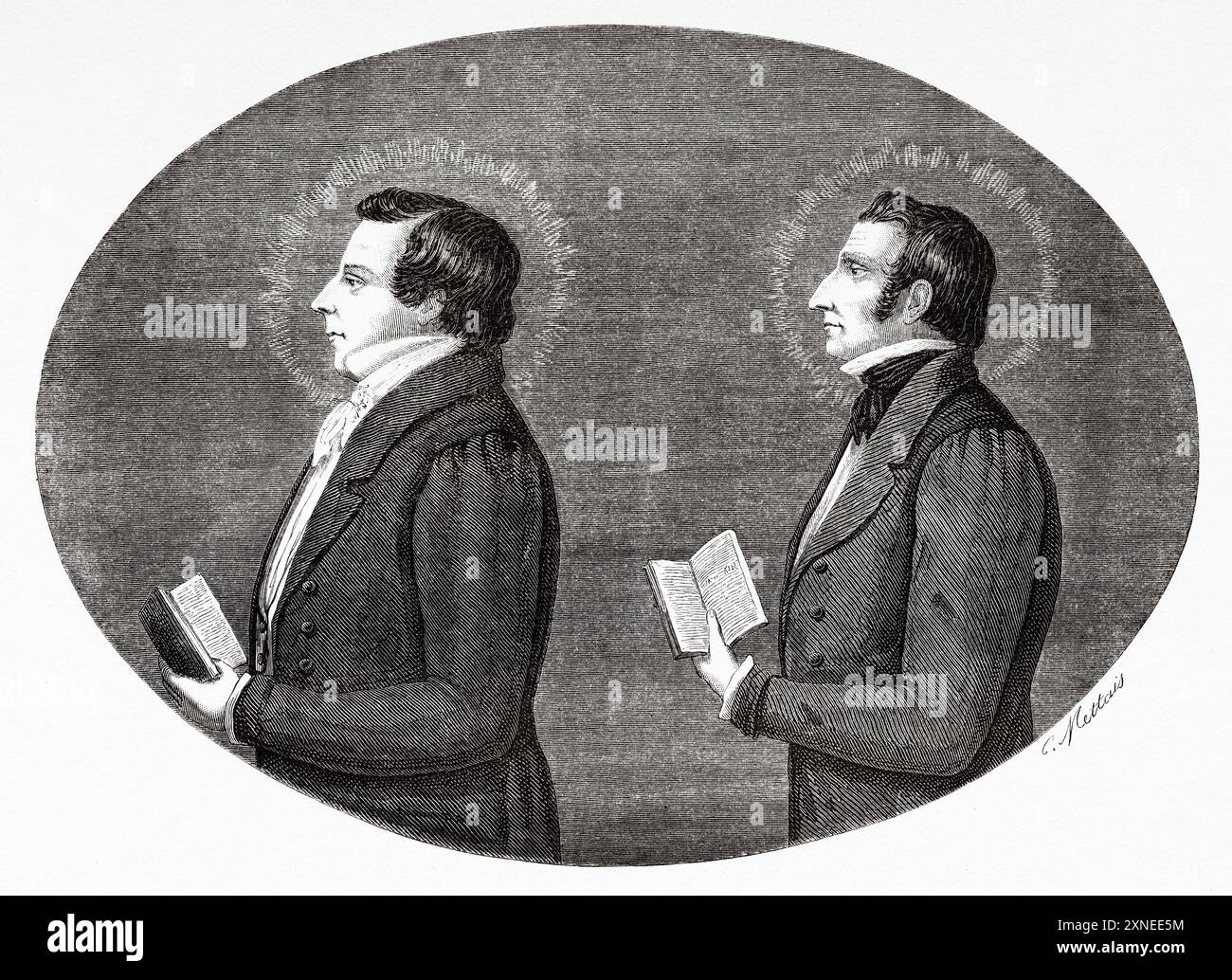 Portraits of the Prophet Joseph Smith (1805-1844) the founder of ...