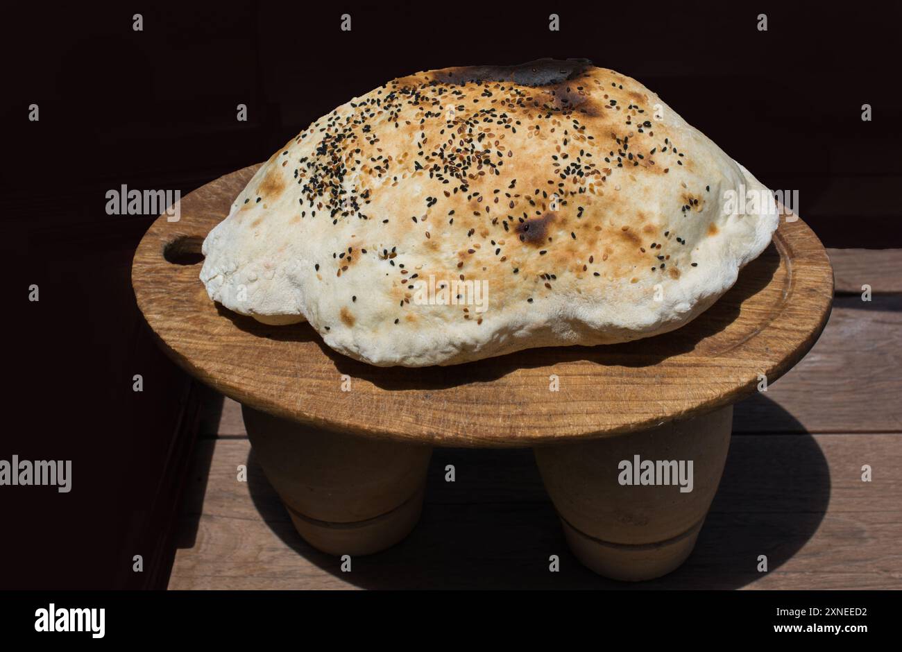 Traditional Turkish style made bread loaf Stock Photo - Alamy