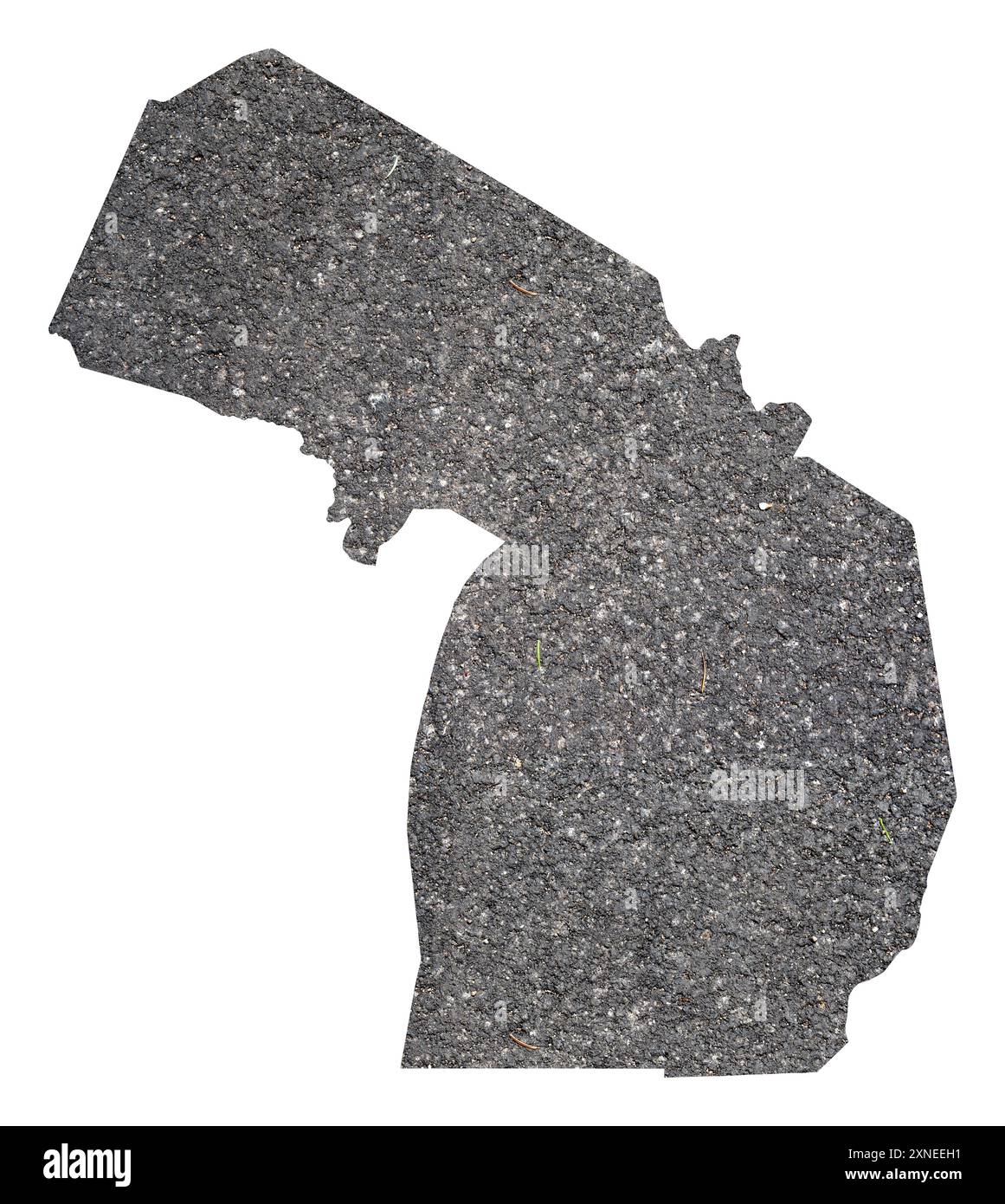Michigan state digital map hi-res stock photography and images - Alamy