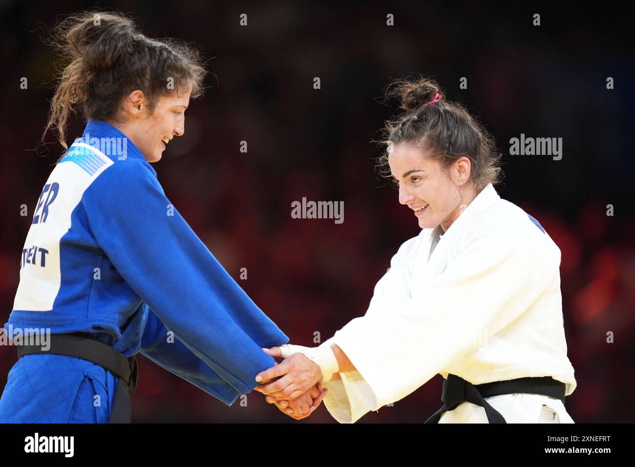 Paris, France. 31st July, 2024. Olympia, Paris 2024, judo, women up to ...